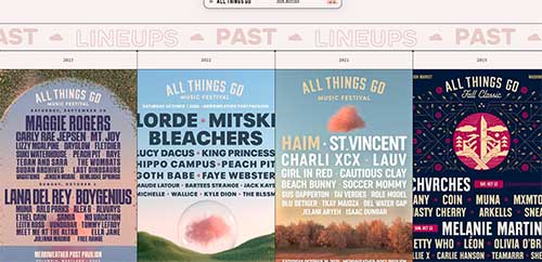Previous Lineups - All Things Go Music Festival